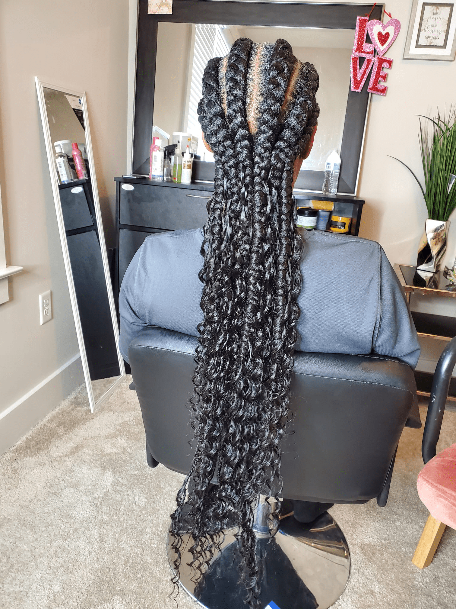 Hepzibah Braids Salon Offers Goddess Knotless Braids in Virginia Beach ...